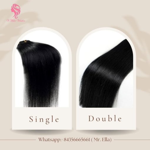 Differentiate Double, And Super Double Drawn Vietnamese Hair | Vin Hair